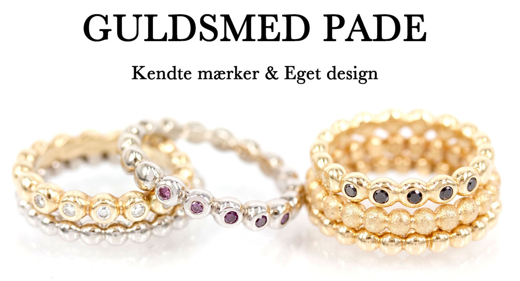 Smukke Diamantringe i guld & sølv køb det hos Guldsmed Pade